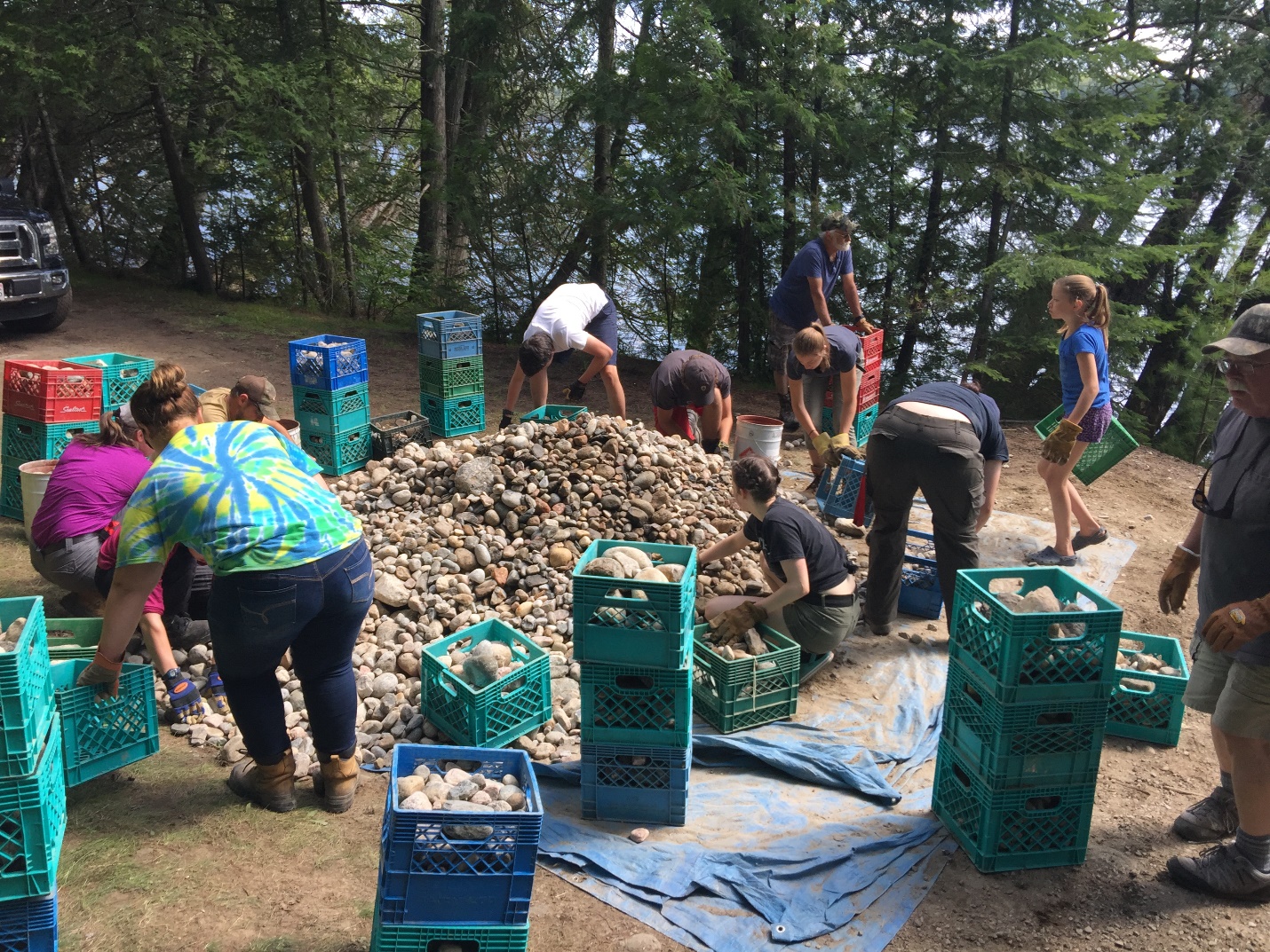 Ardoch Lake Walleye Spawning Bed Enhancement Project