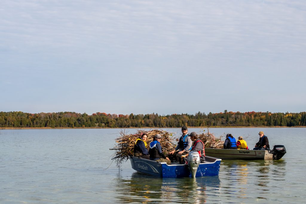 Mink Lake – In-Water Structures Project